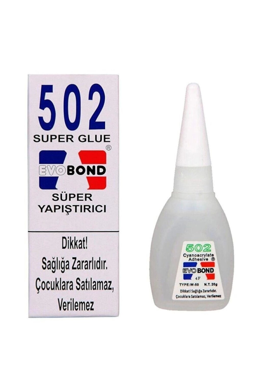 Evobond 502 Japon Yapıştırıcısı Süper Glue 20 Gr Hırdavat Malzemeleri