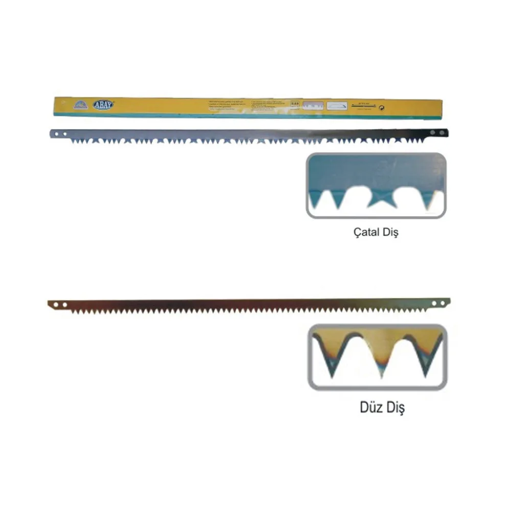 Dar Kolastar Testere Ağzı - Düz Diş 60 Cm Manuel El Aletleri