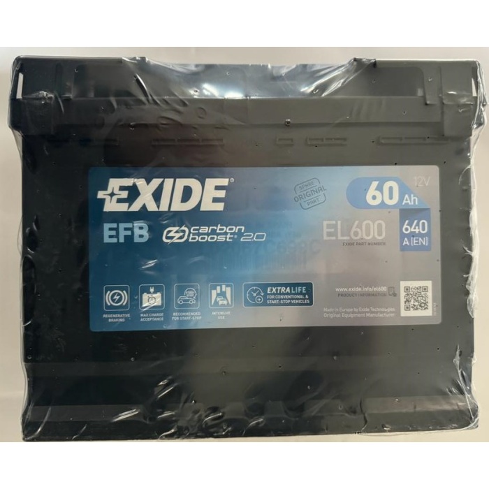 EXIDE EFB STAR-STOP 12VOLT 60 AH AKÜ