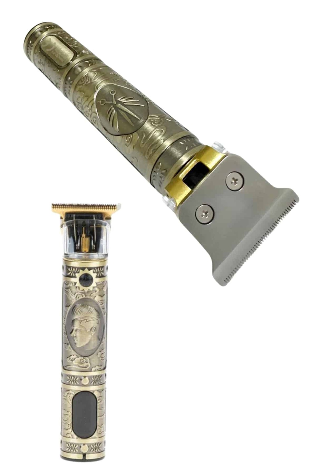 Metal Gövdeli Saç Sakal Çizim Kesme Tıraş Makinesi Kısaltma Makinesi