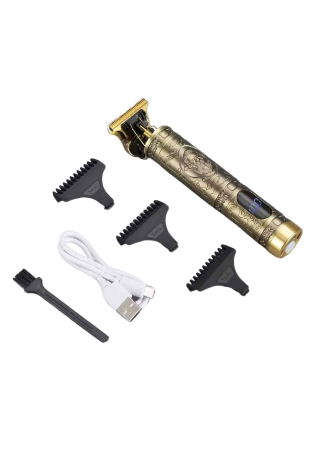 Metal Gövdeli Saç Sakal Çizim Kesme Tıraş Makinesi Kısaltma Makinesi