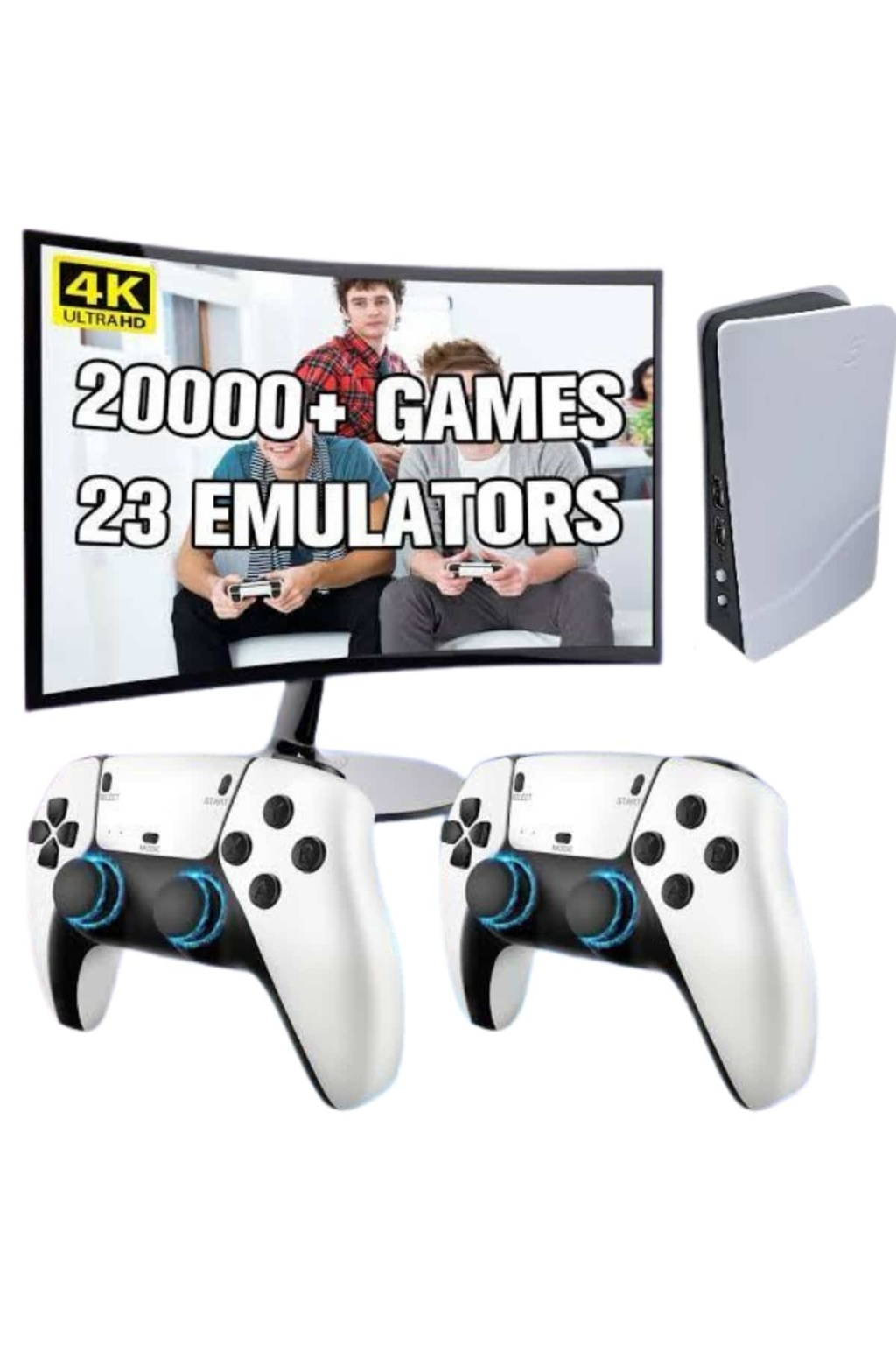 4k Hd 2.4g Kablosuz Kol 3000 Oyunlu Game Station Retro Atari Game Box