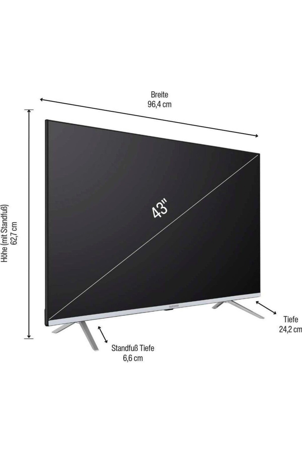 D43V850M5CWH 43"-109CM ULTRAHD SMART DOLBY ATMOS LED TV