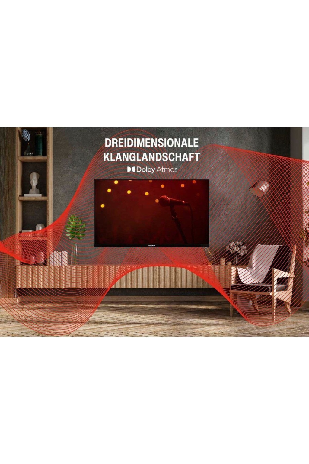 D43V850M5CWH 43"-109CM ULTRAHD SMART DOLBY ATMOS LED TV