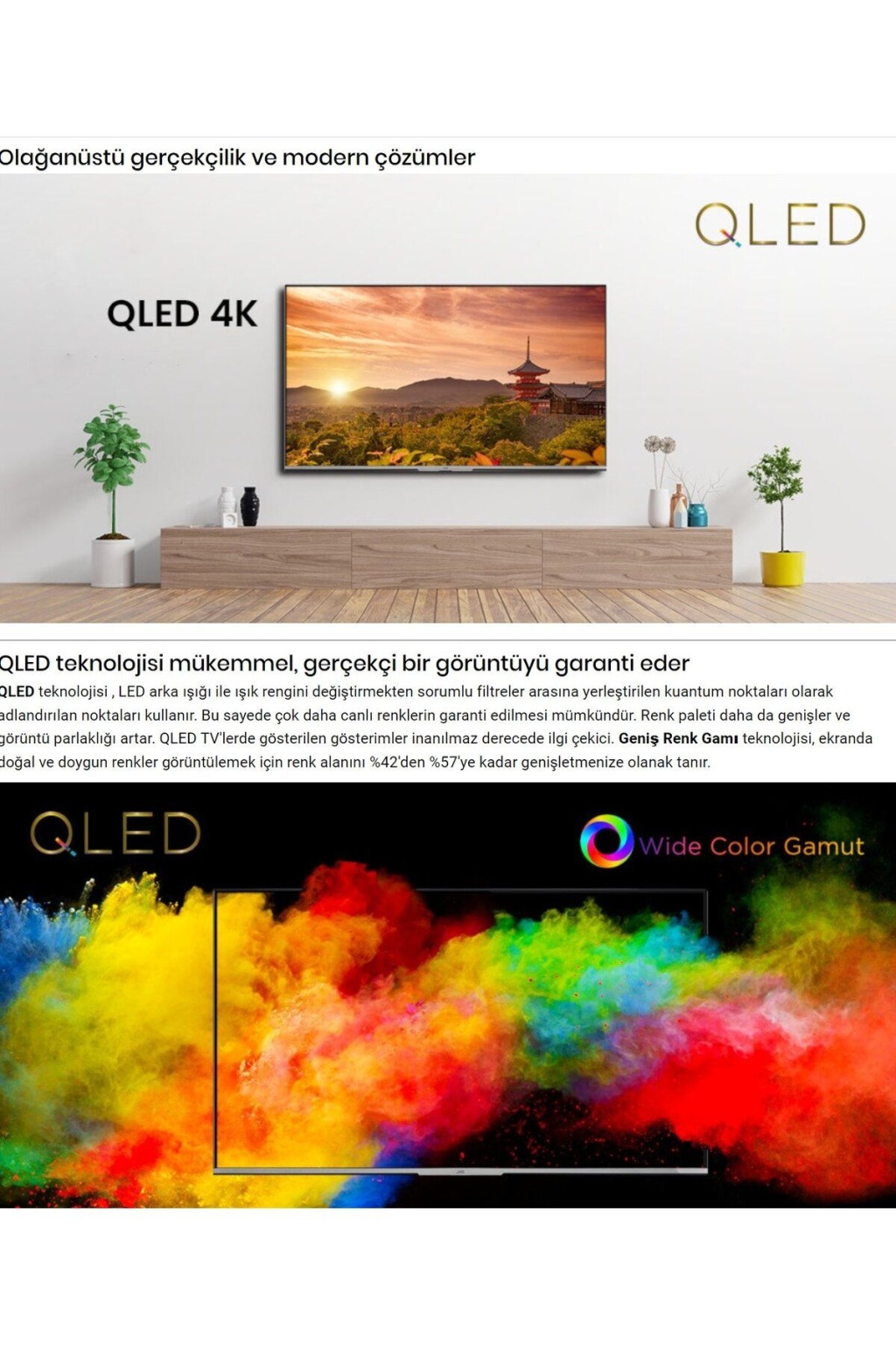 50" 127 Ekran Ultrahd 4k Qled Smart Led Tv (İHRACAT ÜRÜNÜ)