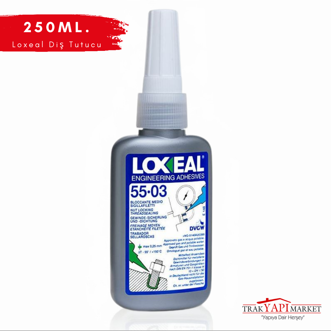 Loxeal 55-03 Mavi Diş Tutucu Orta Mukavemet 250 ml.