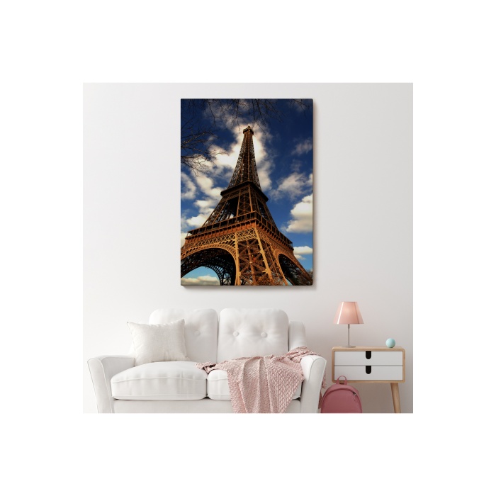 Fransa Paris Eyfel Kulesi Duvar Tablosu-6442
