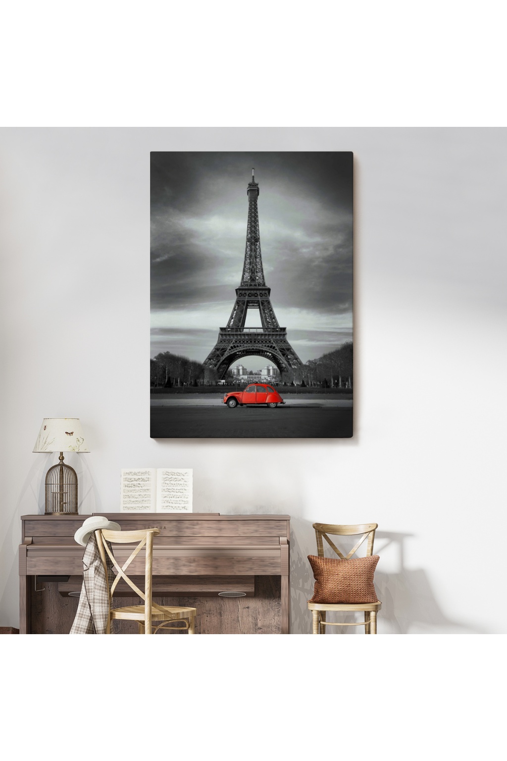 Fransa Paris Eyfel Kulesi Duvar Tablosu-6444