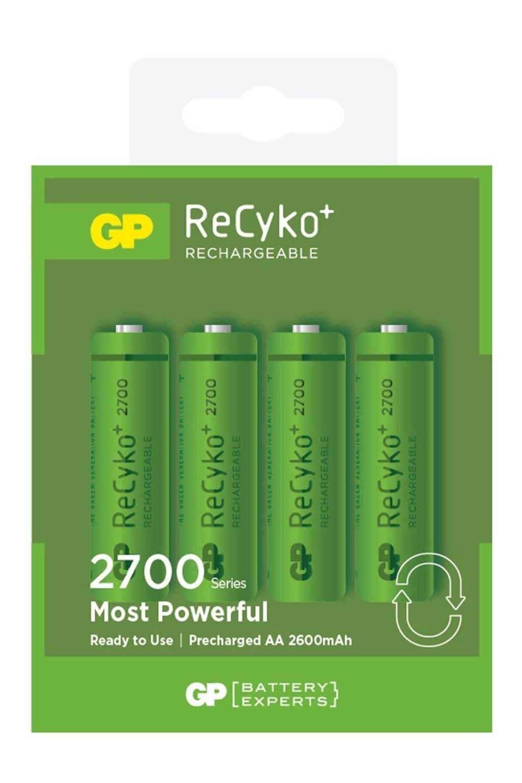 Gp Aa 2600 Mah Şarjlı Kalem Pil 4'lü Paket Gp270aahcemtr