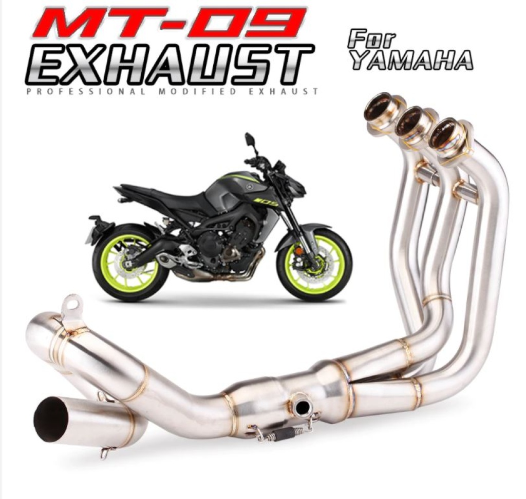 YAMAHA MT09 FZ09 XSR900 SALYANGOZLU HEADERS BORU SET 2014-2019