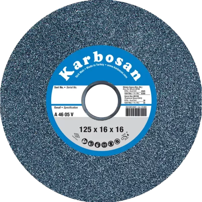 KARBOSAN 250x30x25 24 KUM ALÜMİNYUM OKSİT TAŞLAMA TAŞI