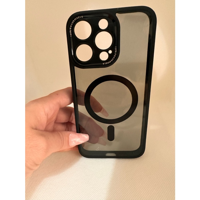 İPHONE 15 PRO MAX FOCUS PİXEL MAGSAFE siyah