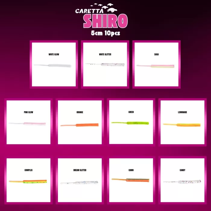 Caretta Shiro 5 cm Kokulu Lrf Silikon Yem
