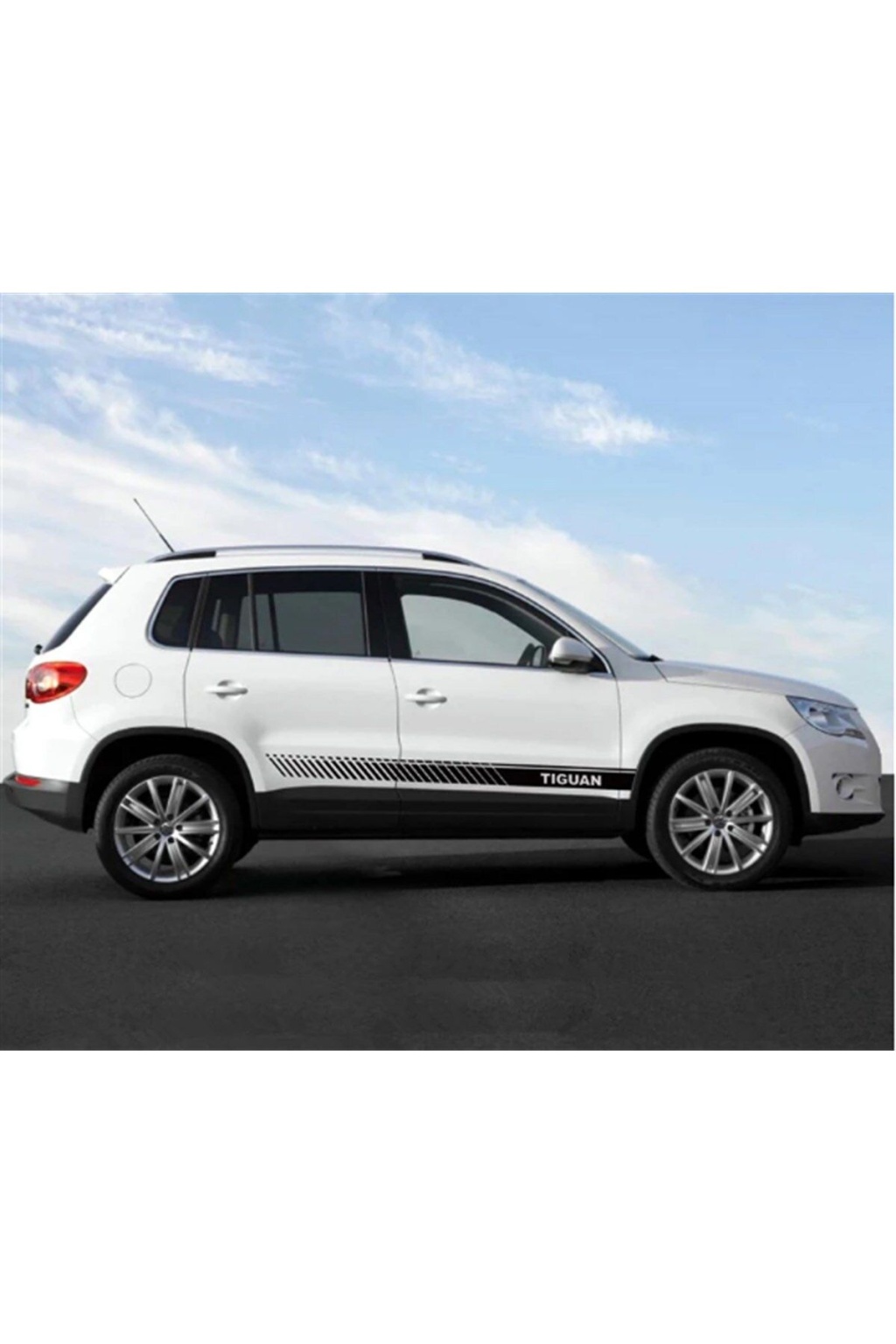 Volkswagen Tiguan Yan Kapı Şerit Sticker Etiket Modeli