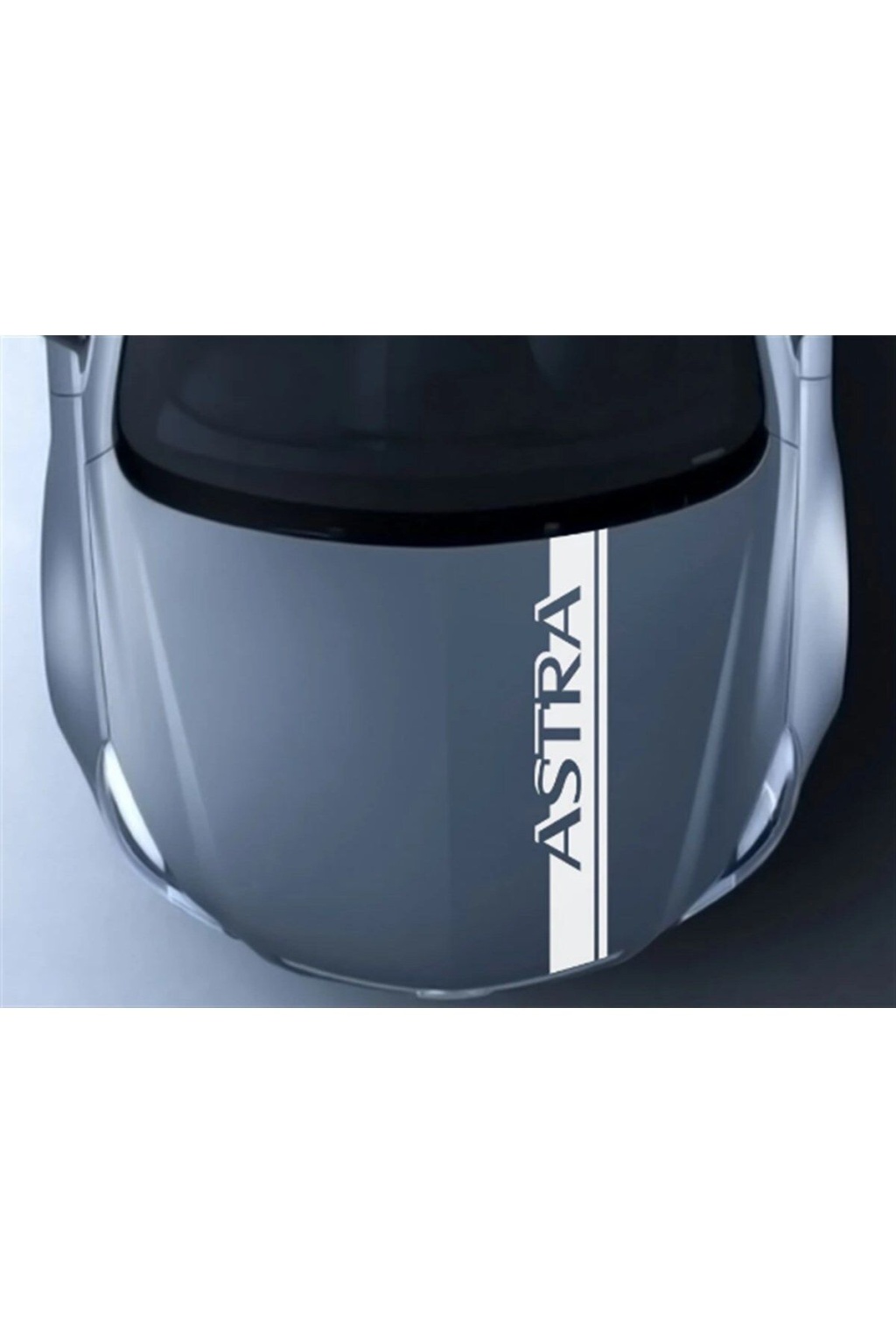 Opel Astra Ön Kaput Yazılı Sticker Etiket Modeli