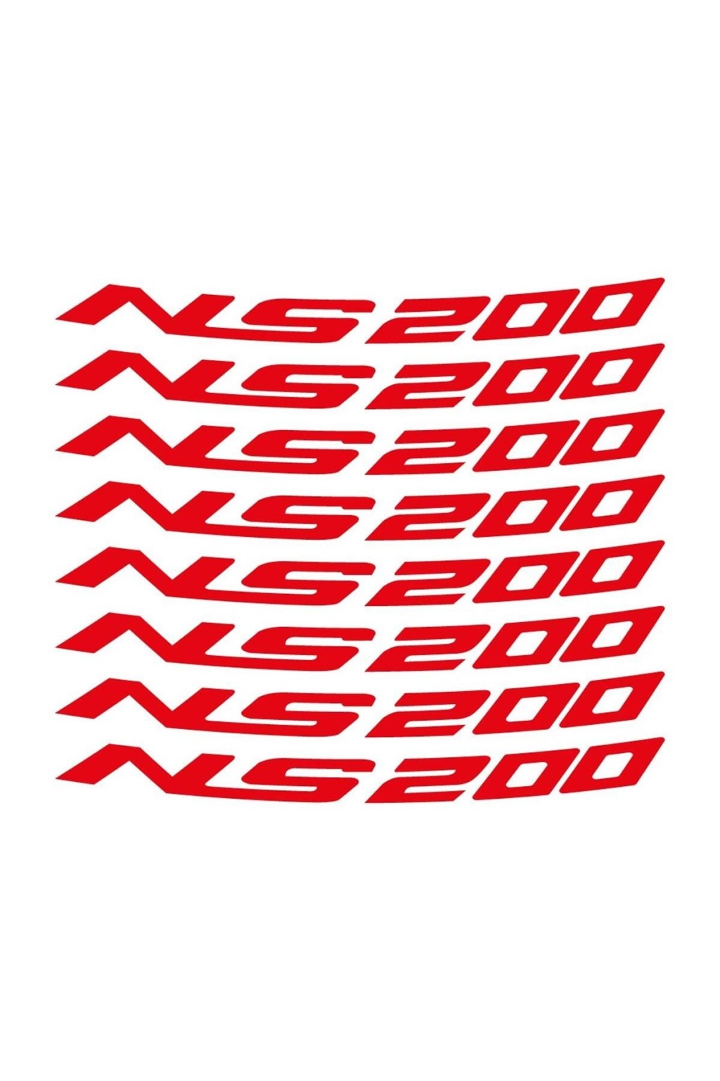 Bajaj Pulsar NS200 Jant İçi Sticker Etiket Modeli