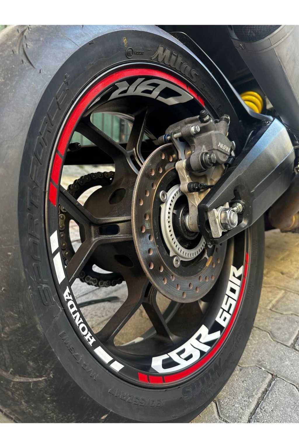Honda Cbr 650r Jant Içi Yazı&jant Şerit Sticker Model