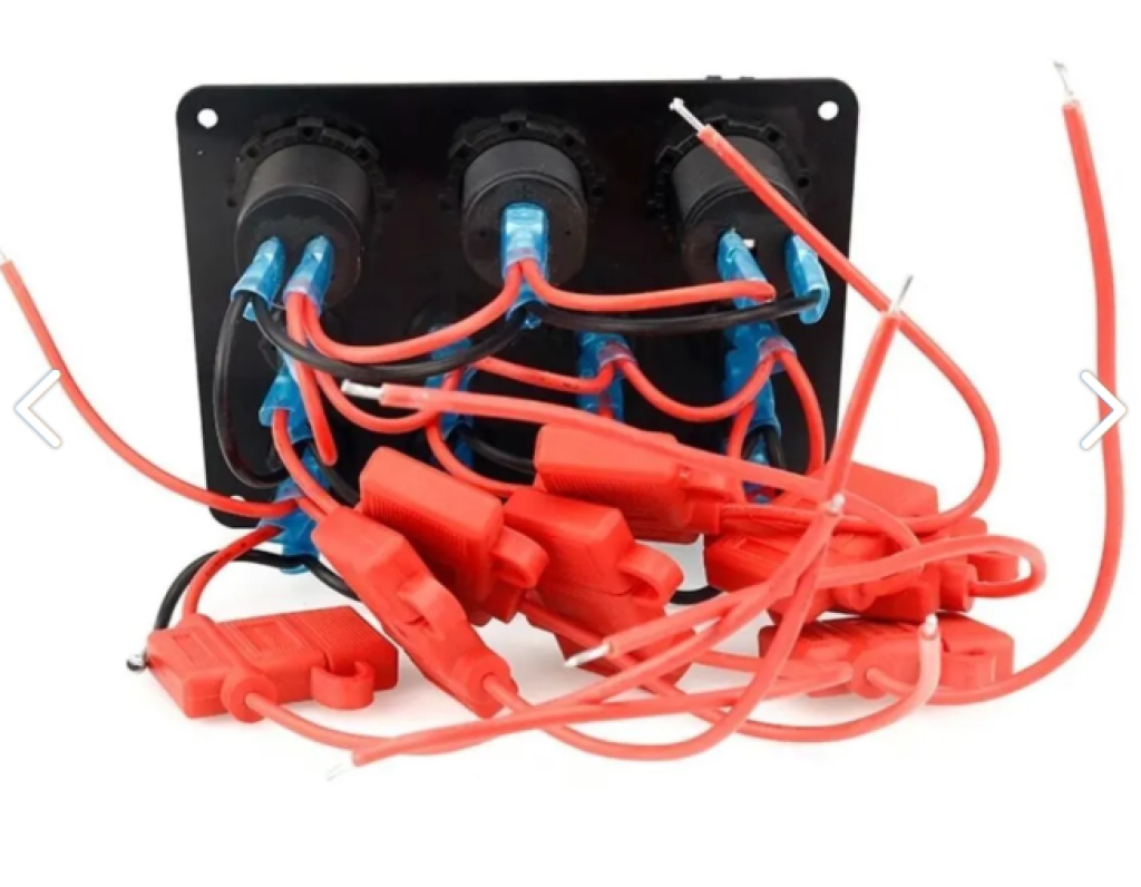 Switch Panel, 8 Anahtarlı, Voltmetre ve USB Şarjlı Elektrik Elektronik ...