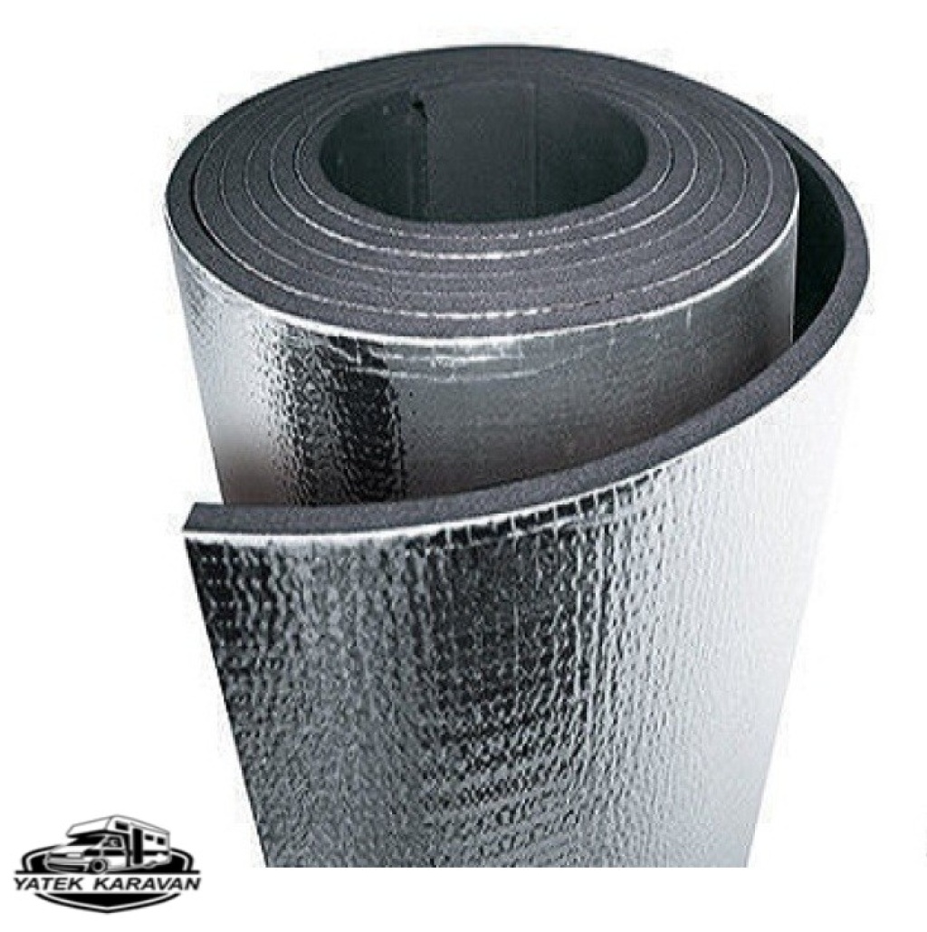 6 mm Elastomerik Kauçuk izolasyon 36 Mt Kare Folyolu Yapışkanlı İzolasyon