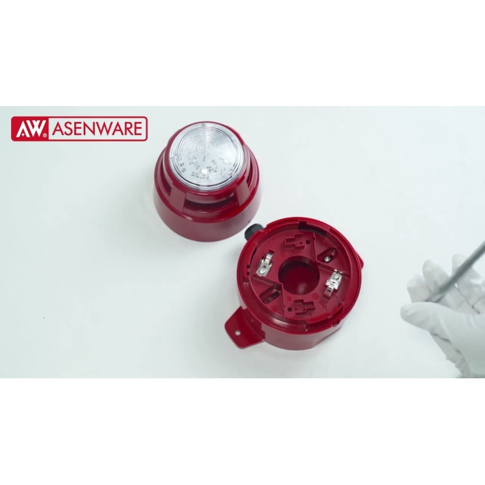 Asenware AW-BS03 Adreslenebilir Sesli ve Görsel Uyarı Cihazı Tabani | Yangın Alarm Sistemleri ...