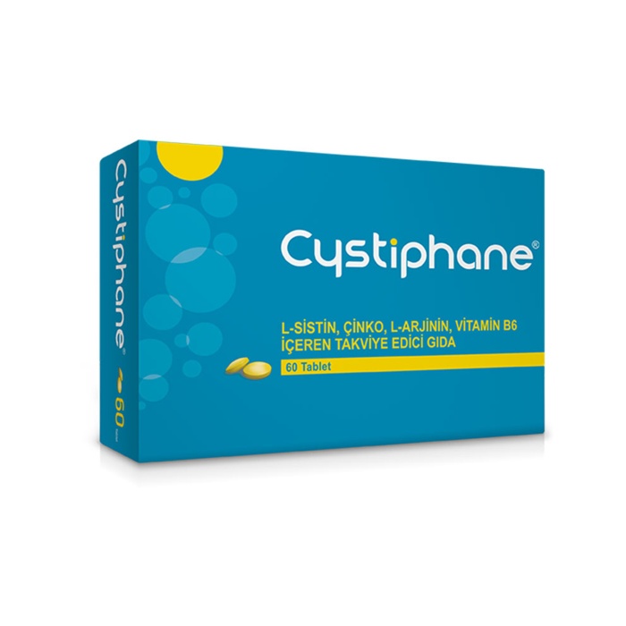 Cystiphane L-Sistin, Çinko, L-Arjinin, Vitamin B6 İçeren Takviye Edici ...