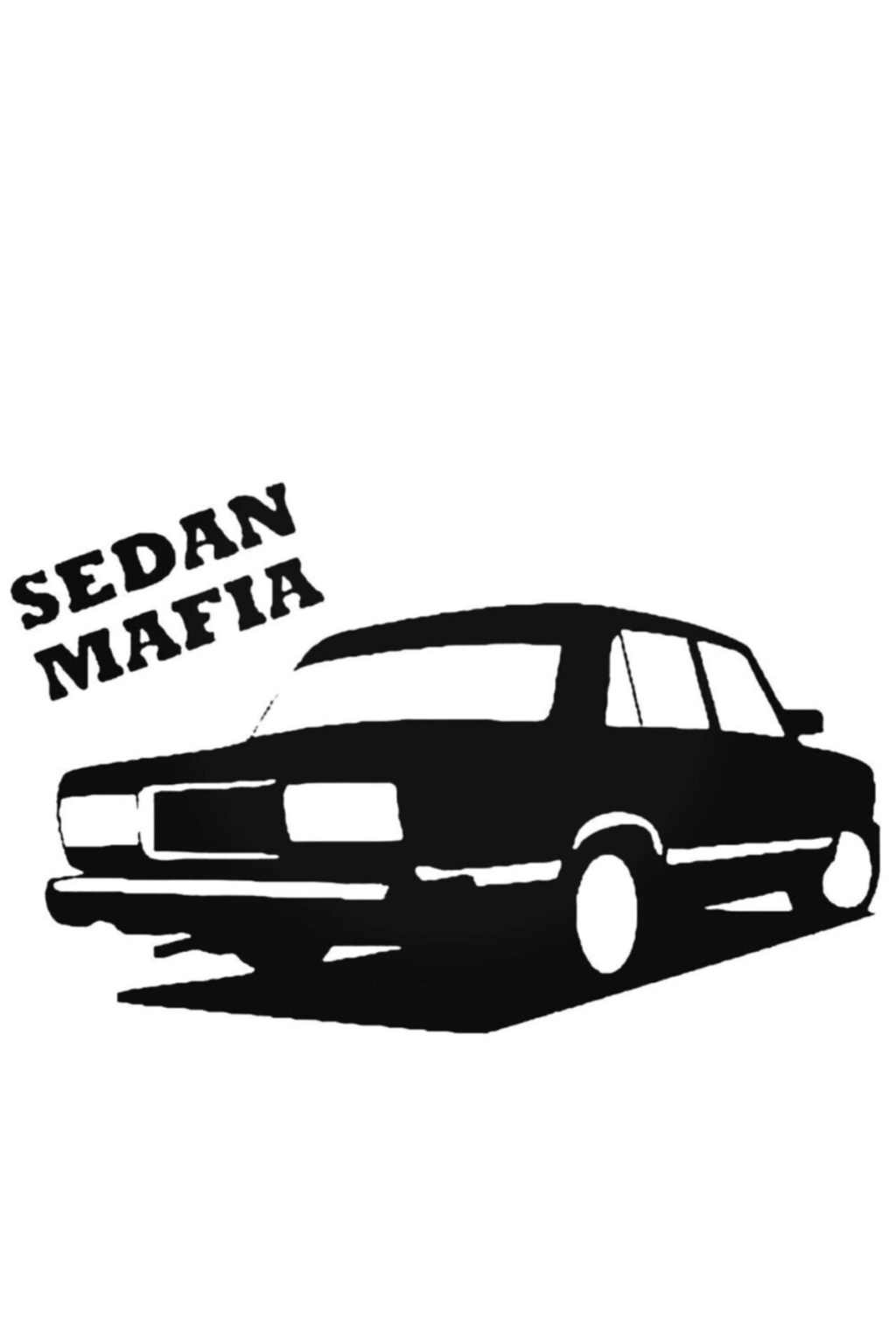 Sedan Mafia Tasarım Oto Sticker Model B 20*15 Cm