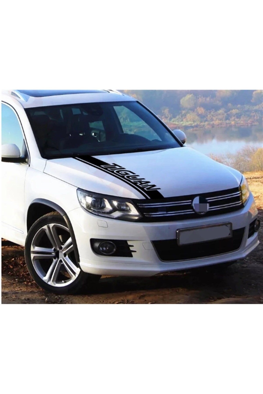 Volkswagen Tiguan Ön Kaput Sticker Etiket Modeli