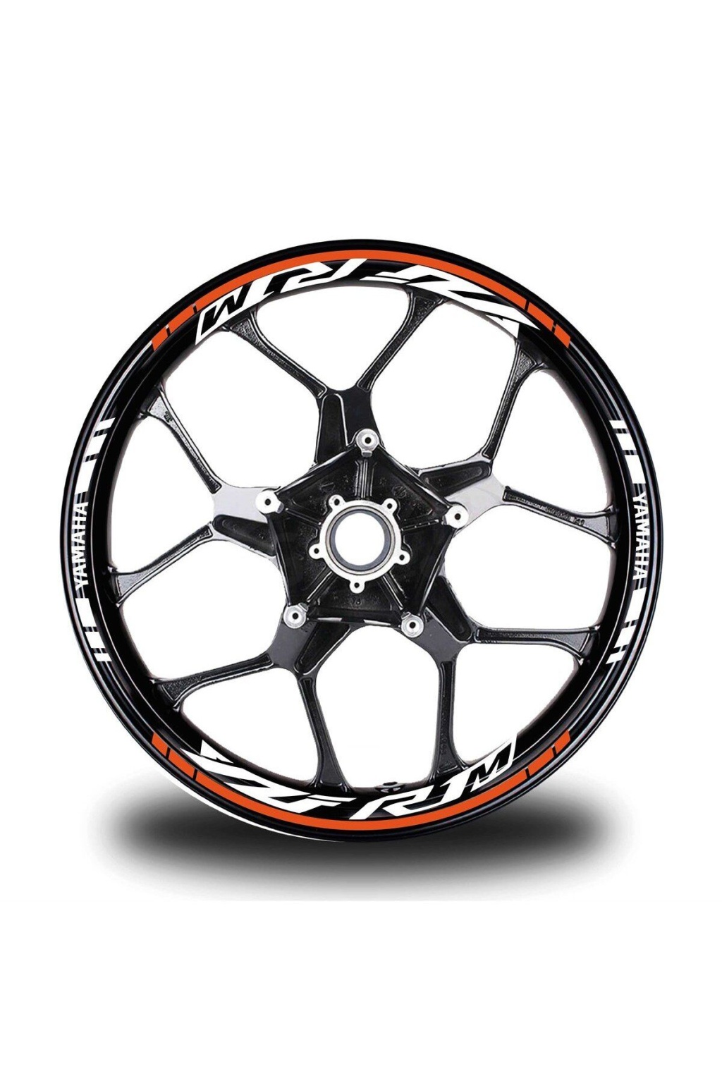 Turuncu Yamaha R1M Jant Sticker Etiket