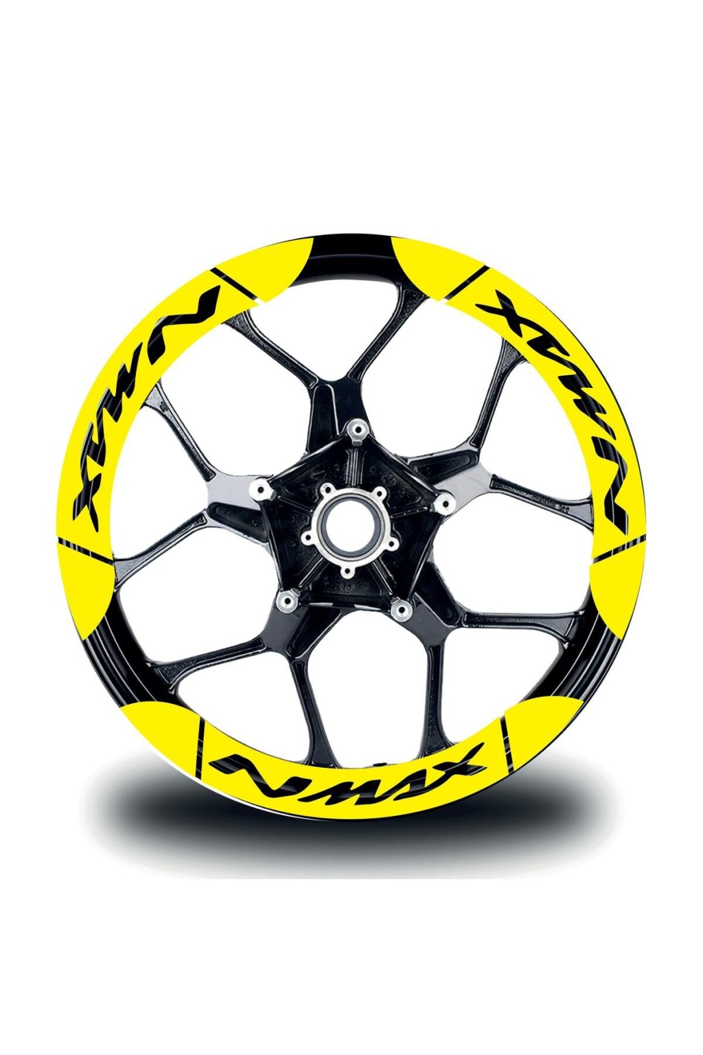 YAMAHA Nmax İç & Dış Jant Sticker Etiket Modeli Açık Sarı