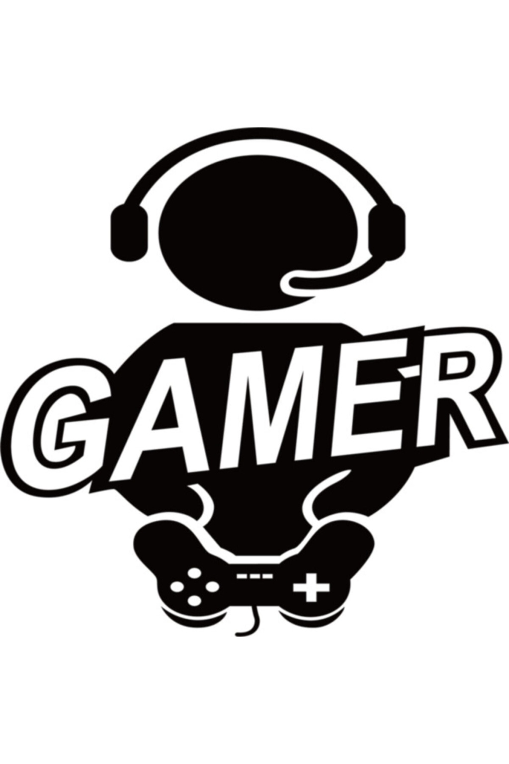 Gamer Sticker 10 X 10 Cm