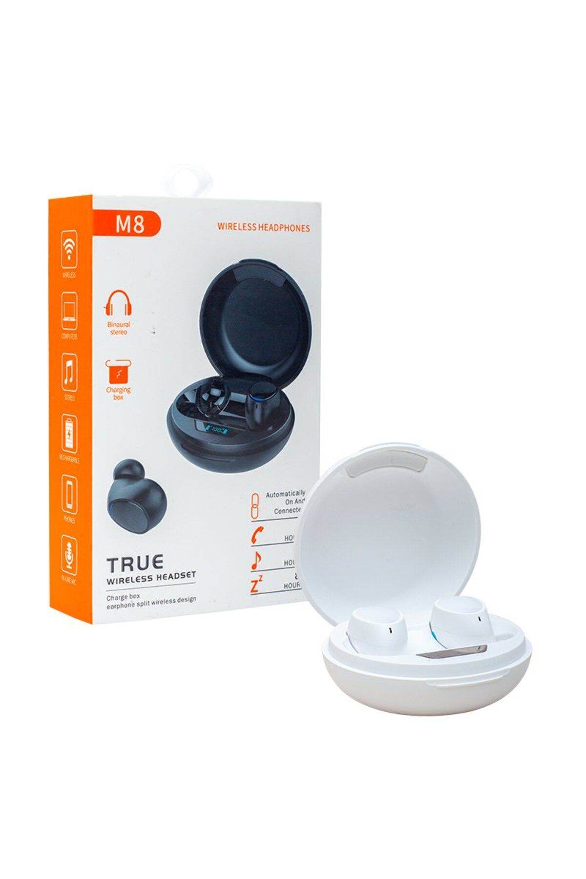 Hello Hl-19669 M8 Iphone/androıd Unıversal Şarjlı Bluetooth Kulaklık