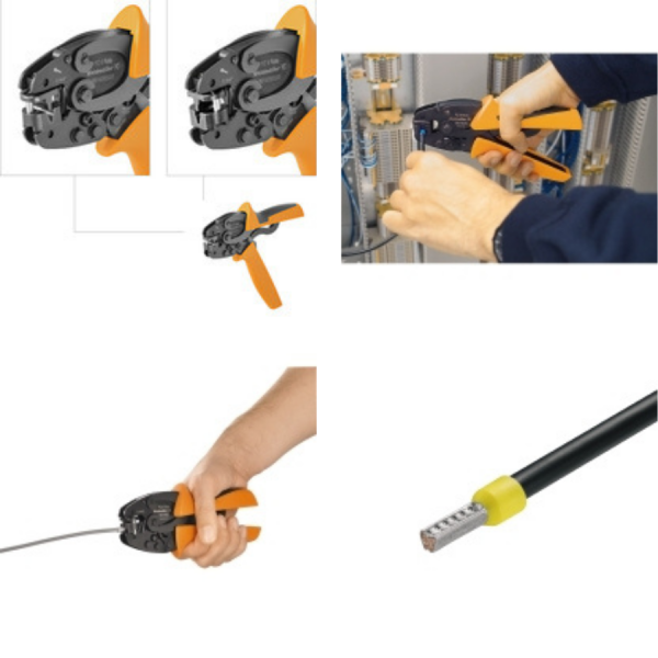 9014350000 Weidmüller Weidmüller PZ 6 ROTO 9014350000 Yüksük Sıkma Aleti