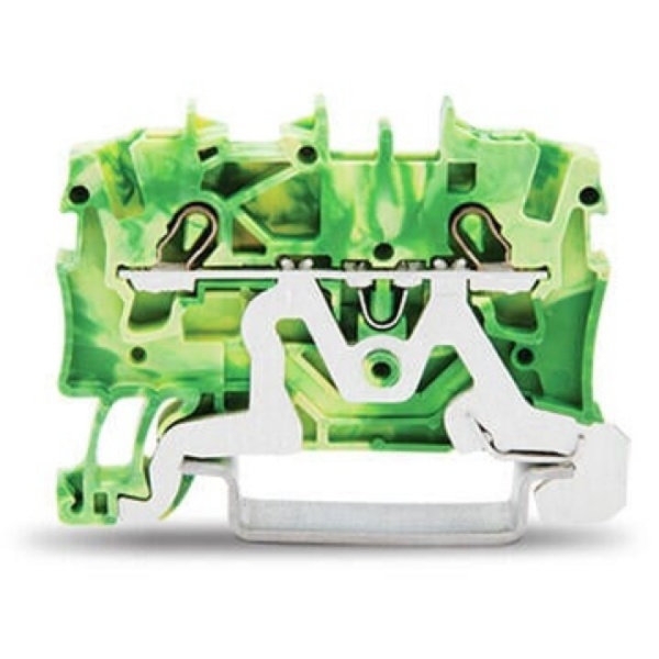 WAGO 2002-1207 Wago WAGO 2002-1207 2,5 MM , 2 İletkenli Sarı Yesil Topraklamalı Klemens