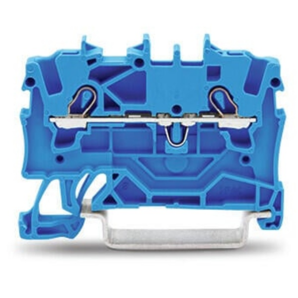 WAGO 2002-1204 Wago WAGO 2002-1204 2,5 MM , 2 İletkenli Mavi Klemens