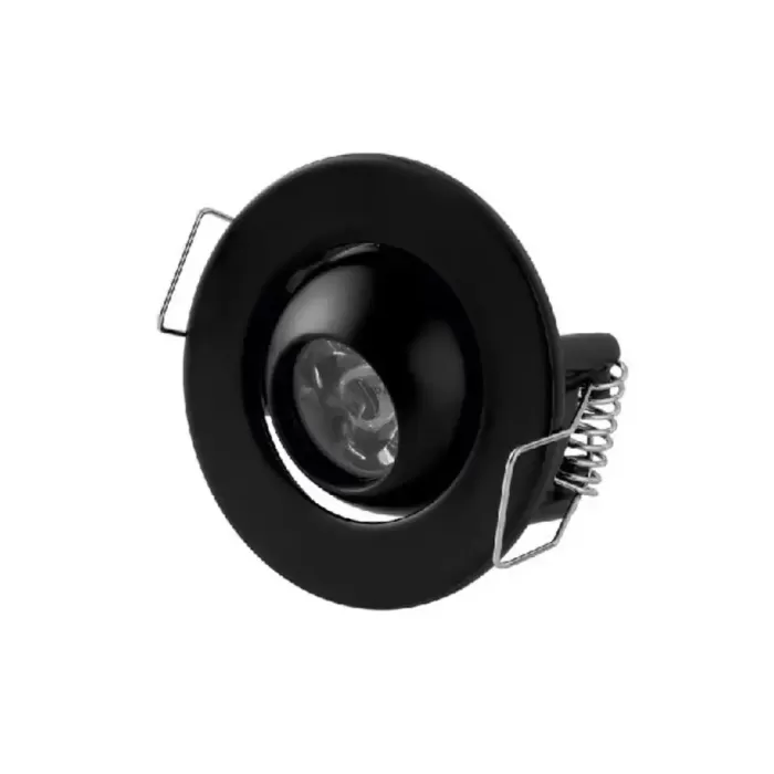Cata 1,5W Power LED Ufo Spot Siyah Kasa (Beyaz Işık)