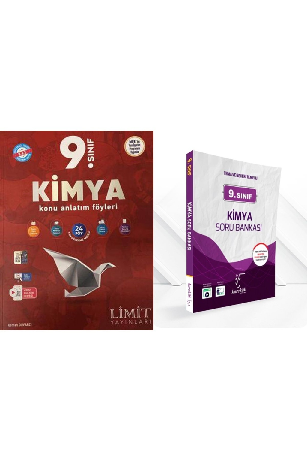 2024-2025 9 Sınıf Kimya Yeni Maarif Modeli GÜNCEL Limit Konu + Karekök Soru Bankası Seti