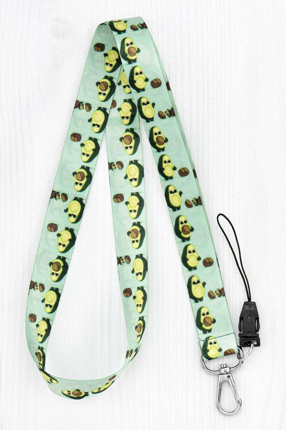 Cute Baby Avokado Yaka Kartı Boyun Askı İpi Telefon Askı İpi - ASK0120