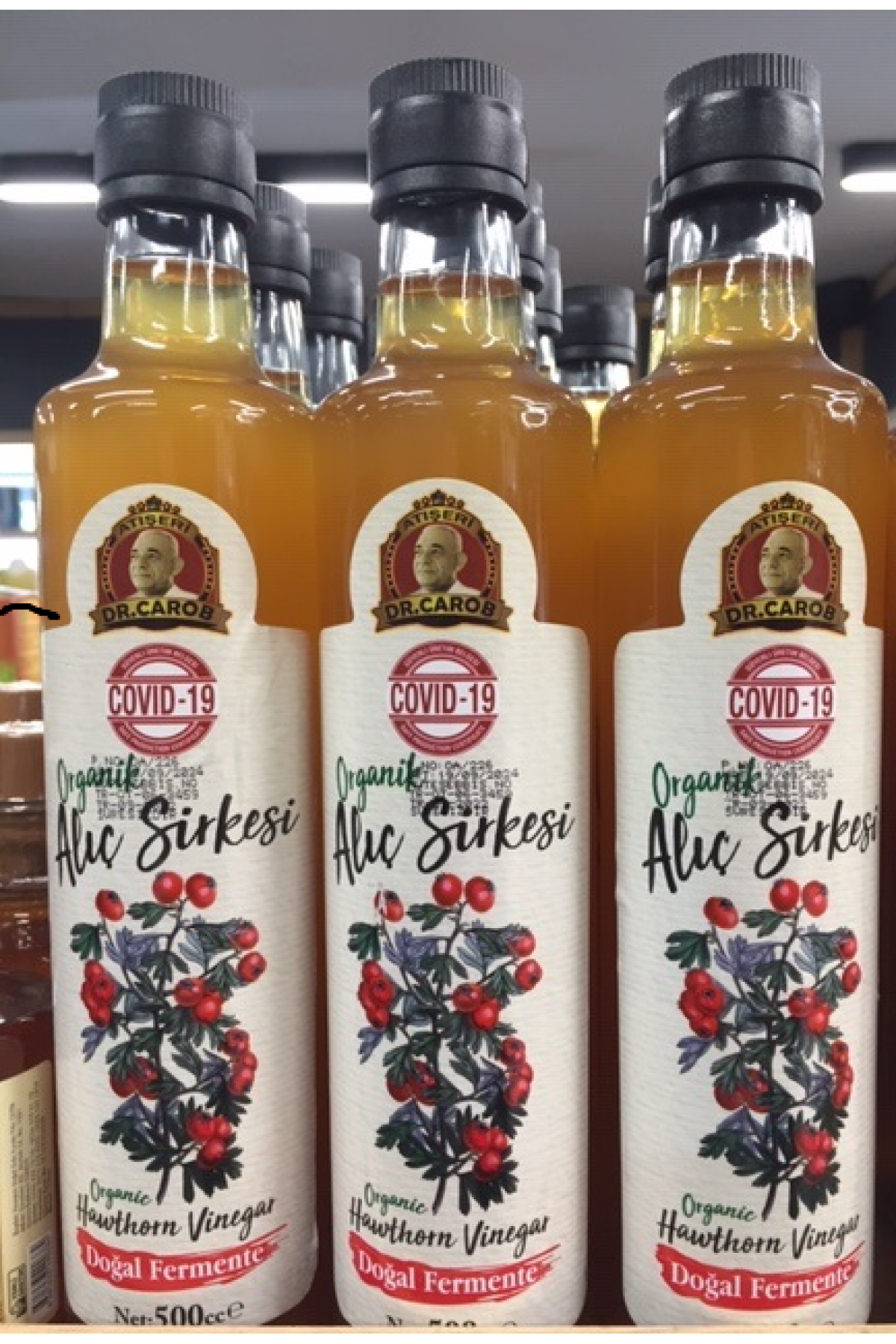 DR CAROP ORGANİK ALIÇ SİRKESİ 500 ML