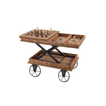 TEKERLEKLİ TAVLALI AKILLI SEHPA