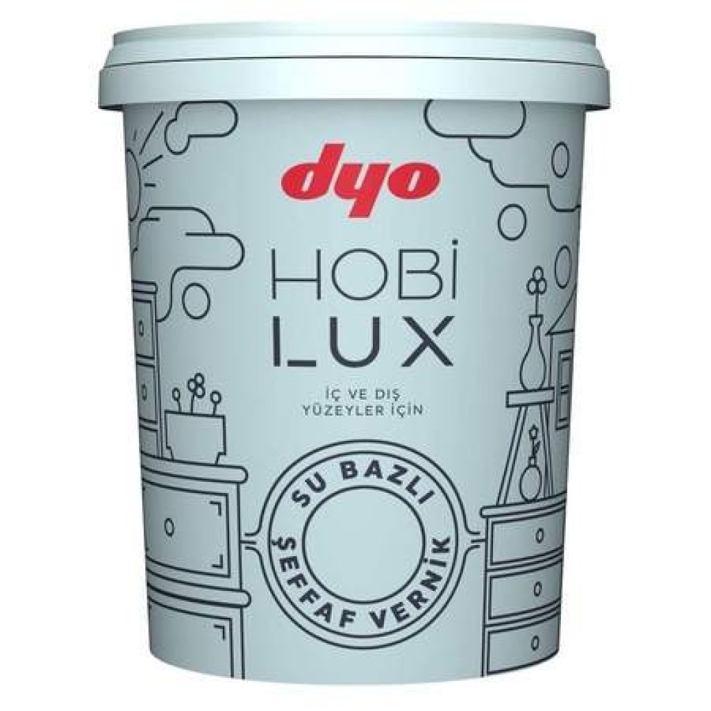 DYO HOBILUX 9001 PARLAK VERNİK 0,4 L