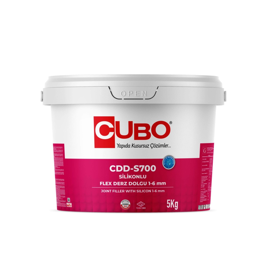 CUBO CUBOFIX SİLİKONLU DERZ GRİ 5 KG
