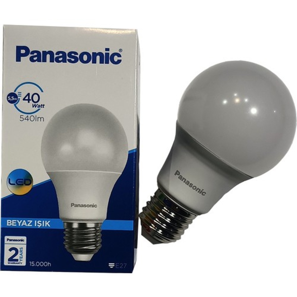 PANASONIC E27 LED LAMBA 5,5W 540LM 6500K