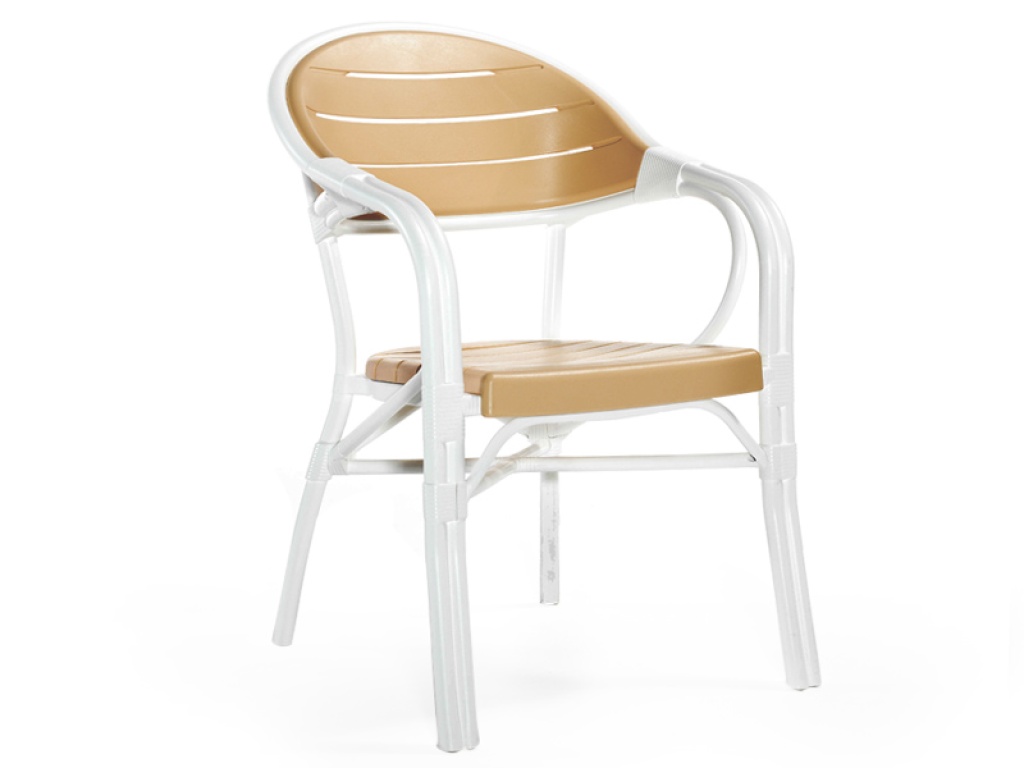 NOVUSSI WOOD 90X150 + BAMBOO 6 KOLTUK BEYAZ/FİLDİŞİ