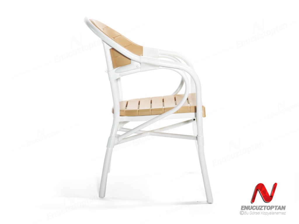 NOVUSSI WOOD 90X150 + BAMBOO 6 KOLTUK BEYAZ/FİLDİŞİ