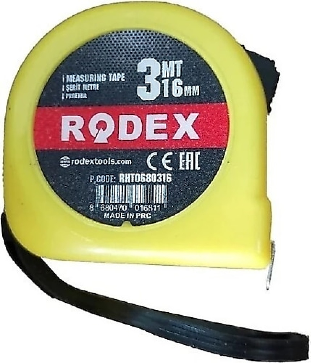 RODEX RHT0680316 3M*16MM SERIT METRE 12PCS/BOX