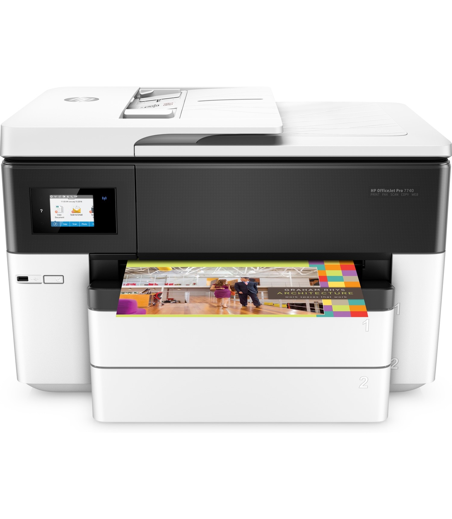 HP OfficeJet Pro 7740 Geniş Format All-in-One Yazıcı