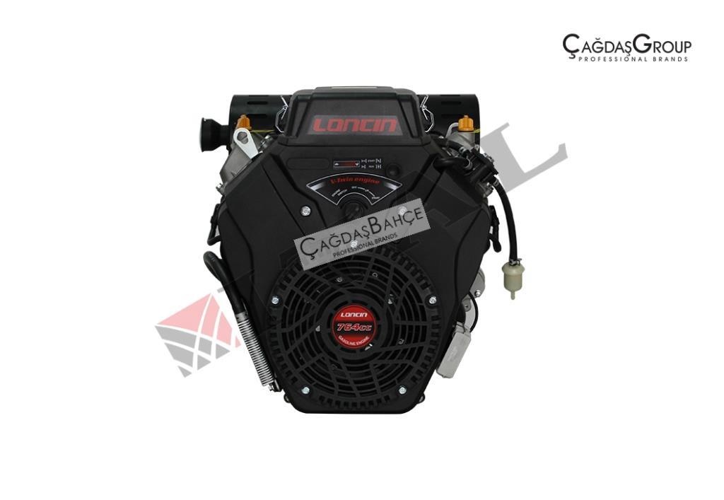 Loncin LC2V80FD Marşlı Dikey Şaftlı Tek Motor 26 HP
