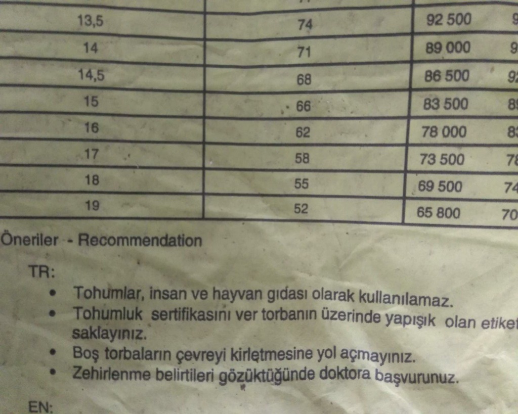 Hibrit Mısır Tohumu ADA 9516 Sertifikalı 50000 Adet - 17500 Gr, Slajlık ...