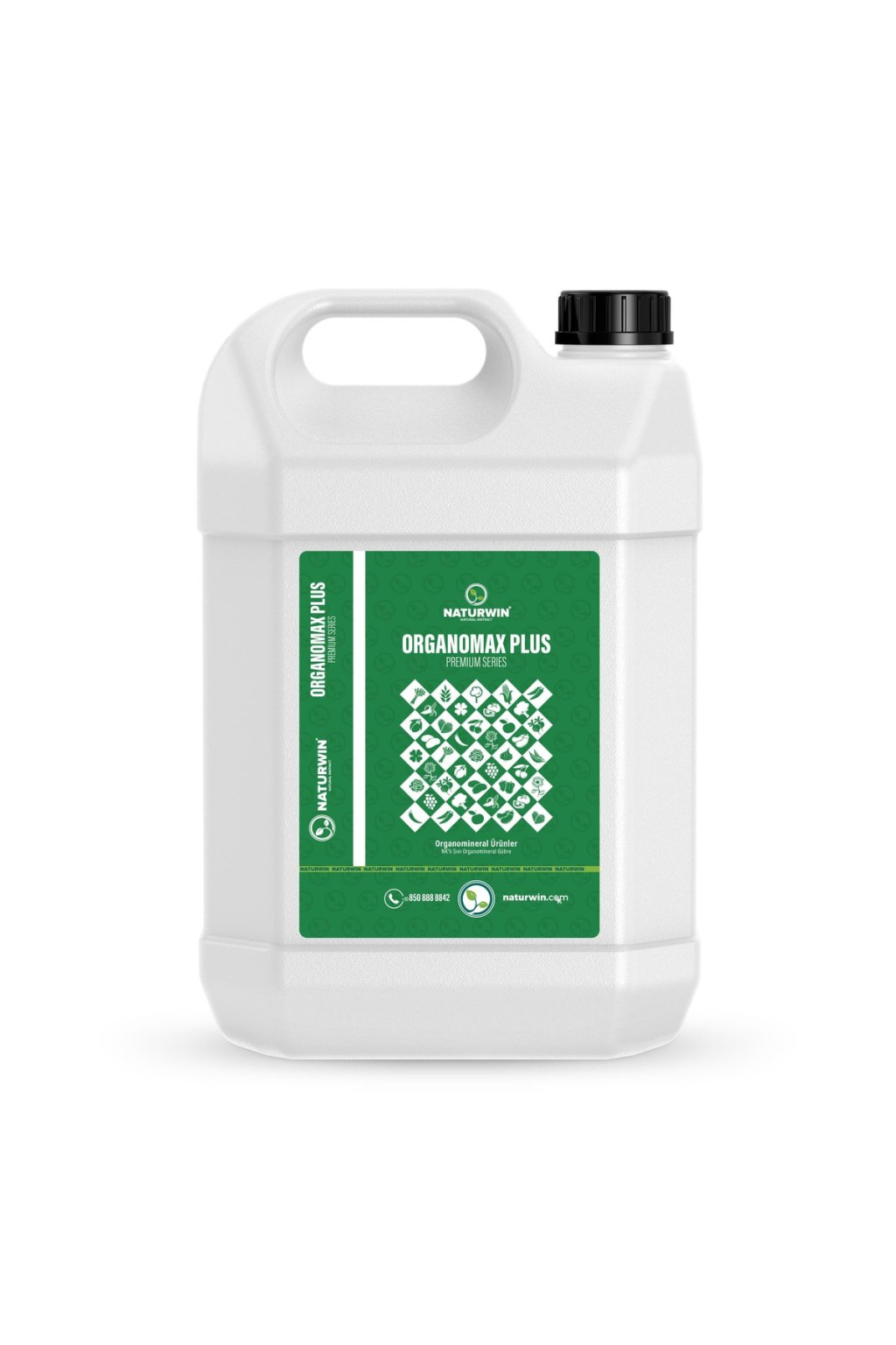 Naturwin Organomax Plus 5 Litre Azot Potasyum Sıvı Organomineral Gübre