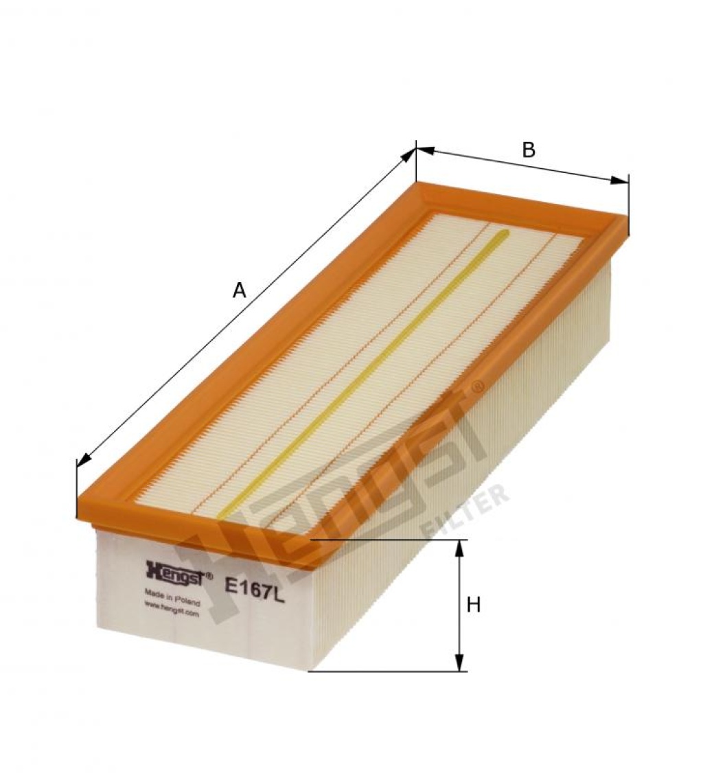 Mercedes Benz W140 M120 Hava Filtresi E167L | Cepte Parça